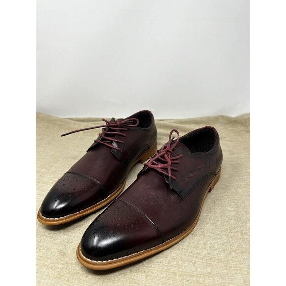 Carlo Morandi | Shoes | Carlo Morandi 90d70 Brown Cherry Leather Dress ...